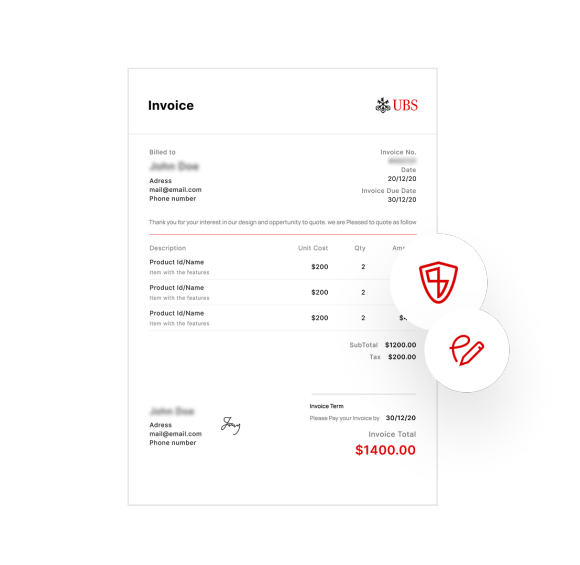 Digital bank documents | UBS Switzerland