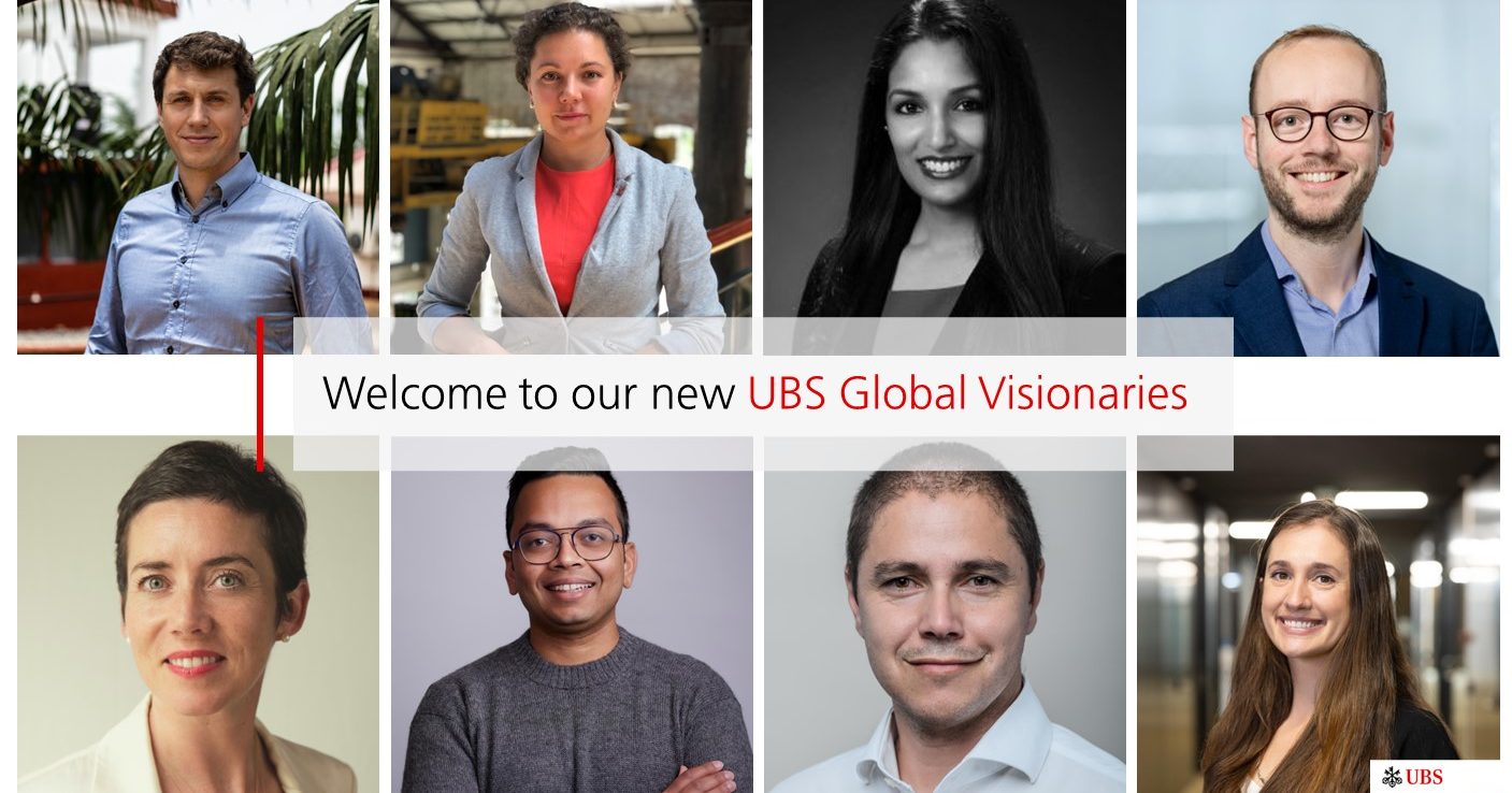 Meet our eight new Global Visionaries! | UBS Global