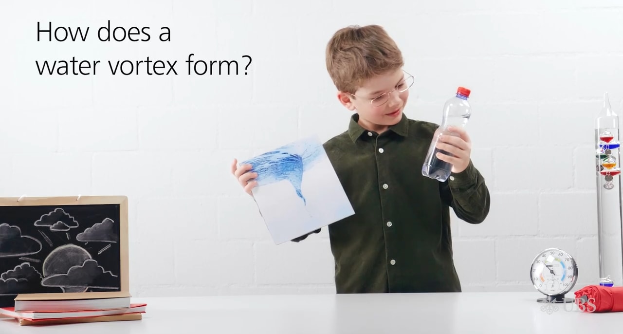 Water Vortex In A Bottle