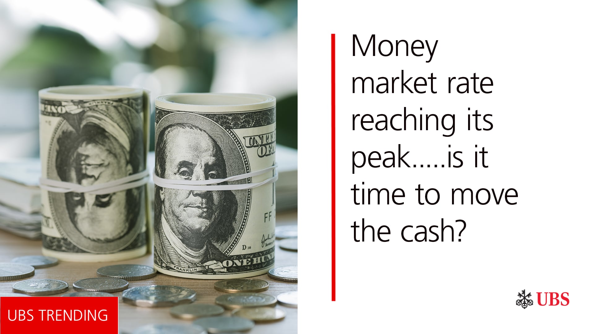 UBS Trending: Is It time to move cash off the sidelines? | UBS United ...